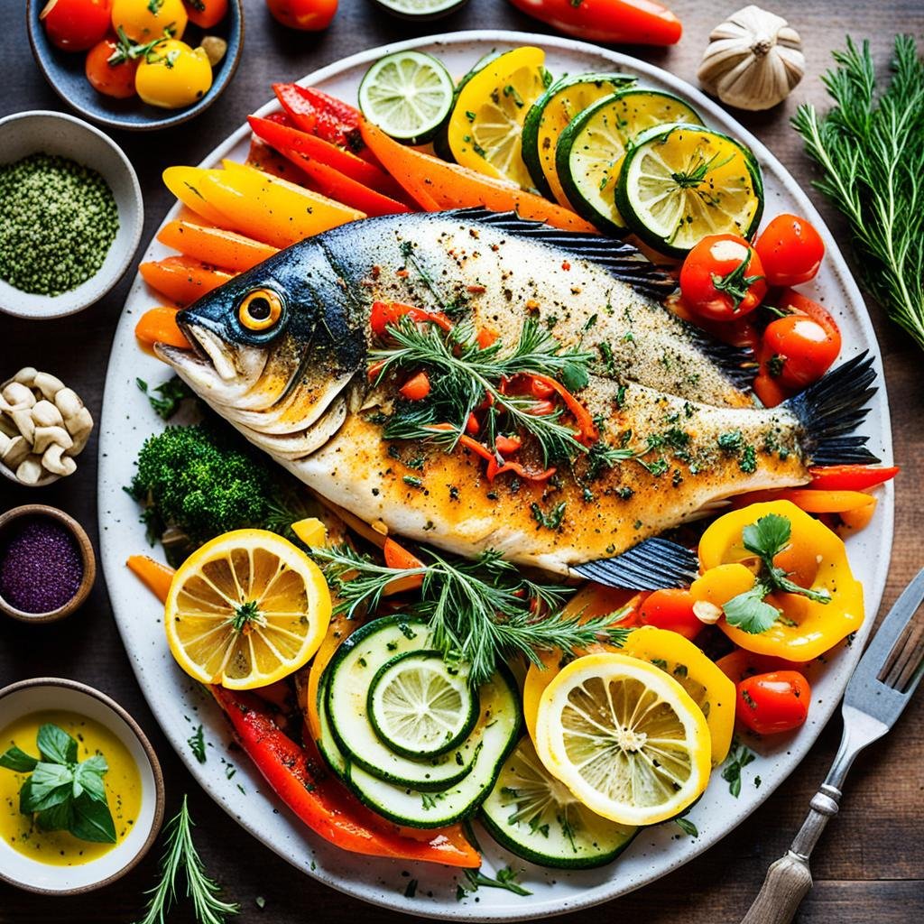 Peixe Assado com Legumes e Ervas: Receita Fácil e Saudável