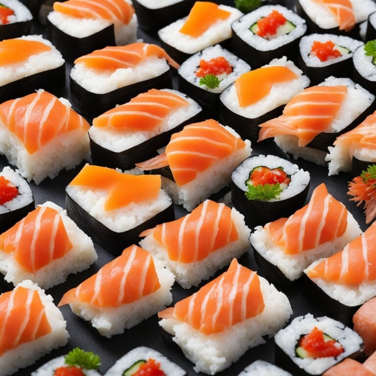 Sushi de Salmão com Cream Cheese: Delícia Japonesa em Casa