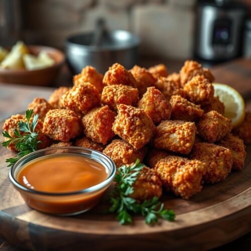 Cubos de Frango Empanado Crocantes: Aprenda a Receita